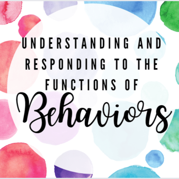 Behavior Bundle: PD Training on Understanding and Responding to the ...