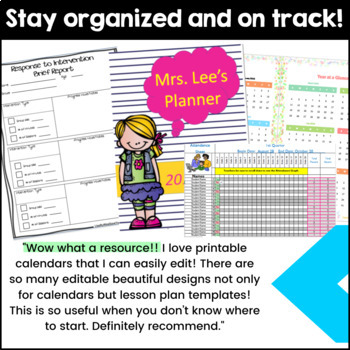 Editable Teacher Binder – Editable Lesson Plan Templates – Classroom ...