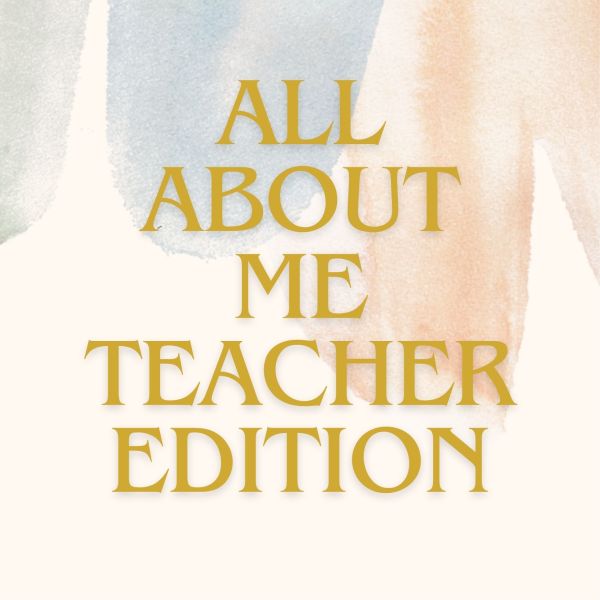 All About Me – Teacher Edition – The Principal Exchange