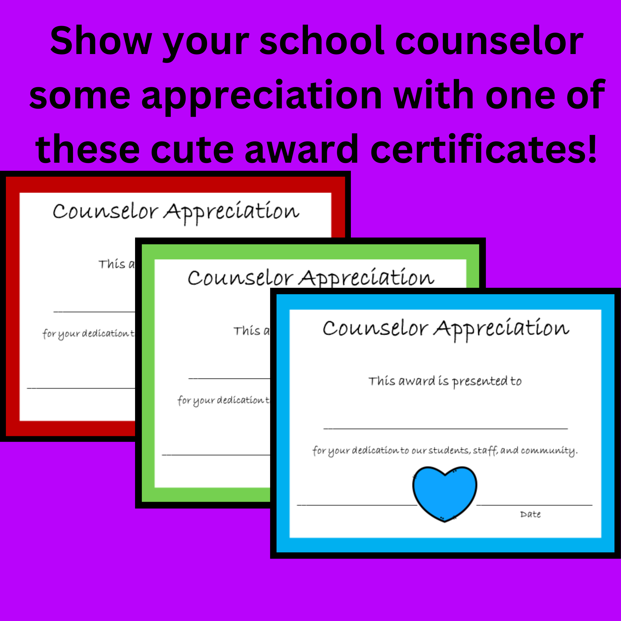 Counselor Appreciation Award – The Principal Exchange