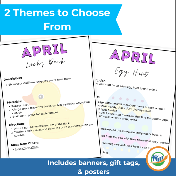 April- Celebrating All Year Long: Staff Appreciation Throughout the ...