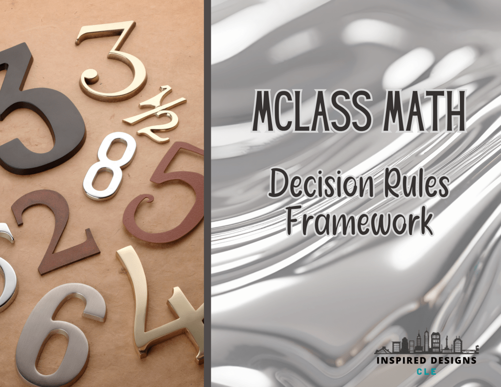 MTSS MClass Math Decision Rules Framework - The Principal Exchange ...